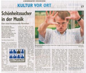 Porträt | Vokalensemble Marienhain e.V.